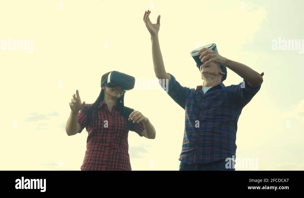 Augmented Teamwork Future Reality Device Creating Virtual Space Concept