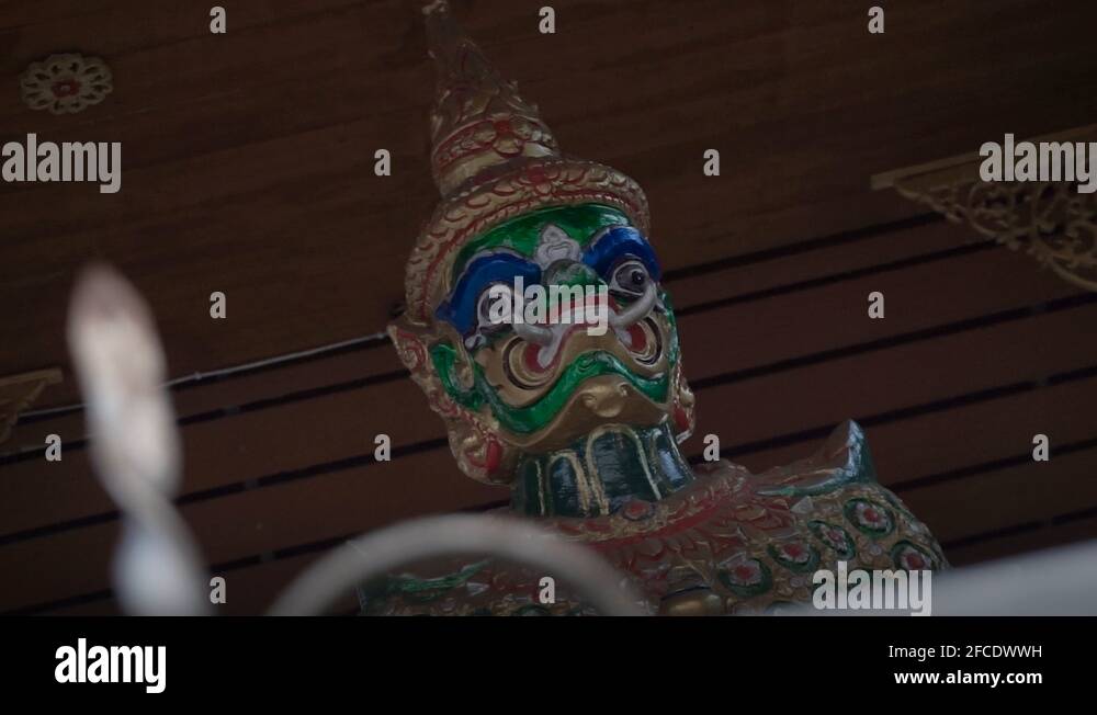 Iconic asian statue located in southeast Asia Stock Video Footage - Alamy