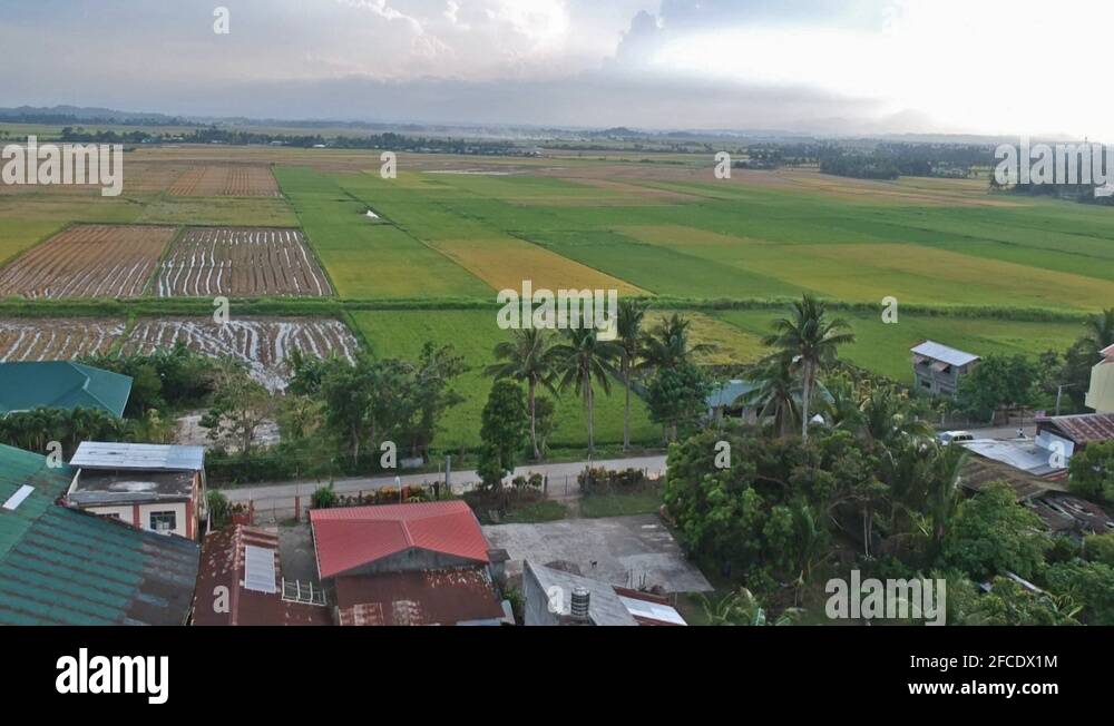 Sweeping view of Abulug Barangay hall onto the national road in Cagayan ...