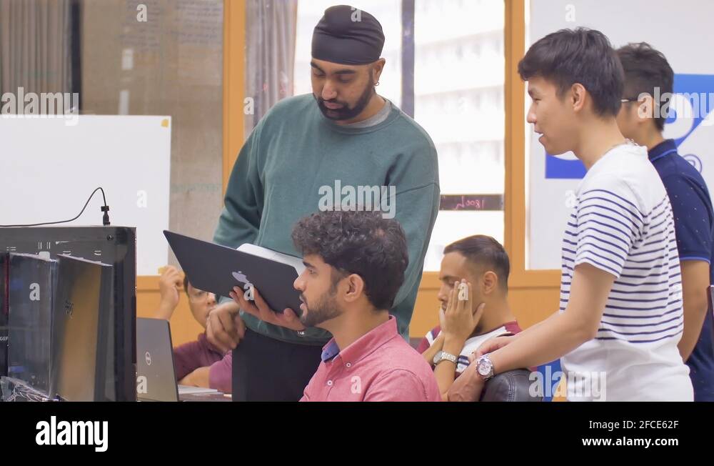 Engineering Students at University Using Teamwork on a Class Assignment ...