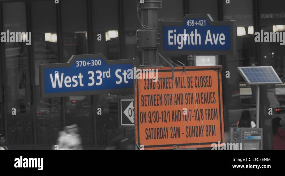 City street signs Stock Videos & Footage - HD and 4K Video Clips - Alamy