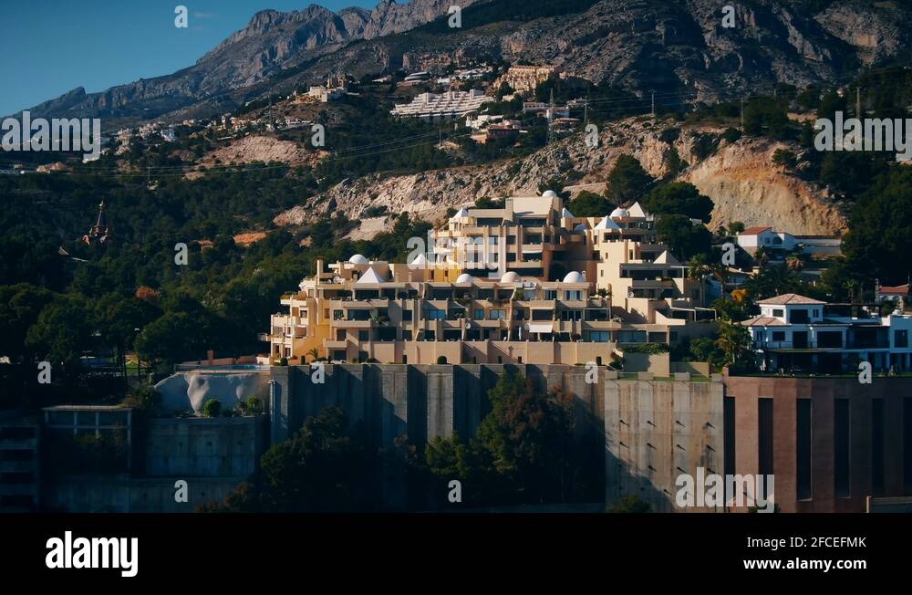 Mountain building exterior architecture landscape Stock Videos ...