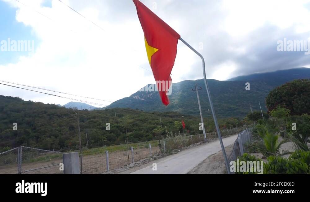Vietnam flag shown in iconic landscape Stock Videos & Footage - HD and ...