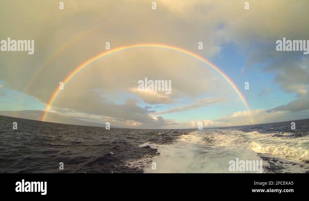 From boat rainbow ocean Stock Videos & Footage - HD and 4K Video Clips ...