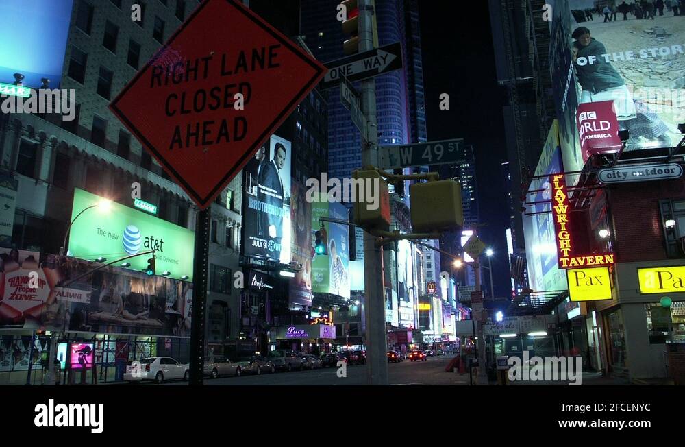 Lane closed sign Stock Videos & Footage - HD and 4K Video Clips - Alamy