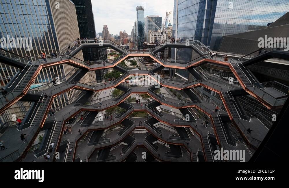 The Vessel in New York City's Hudson Yard is a breathtaking structure ...