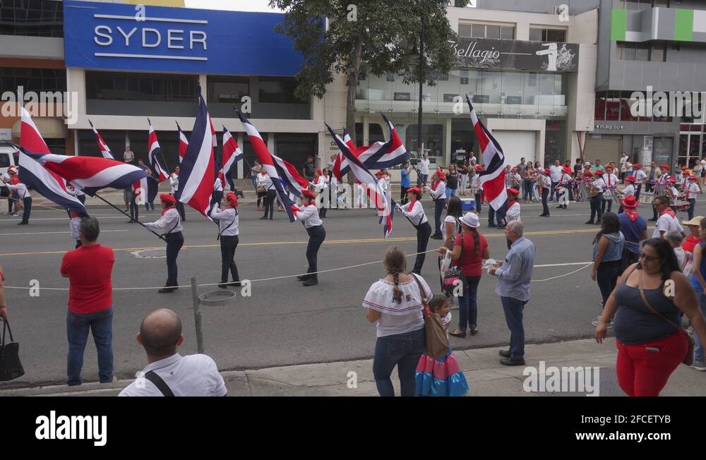 Children national parade flags Stock Videos & Footage - HD and 4K Video ...