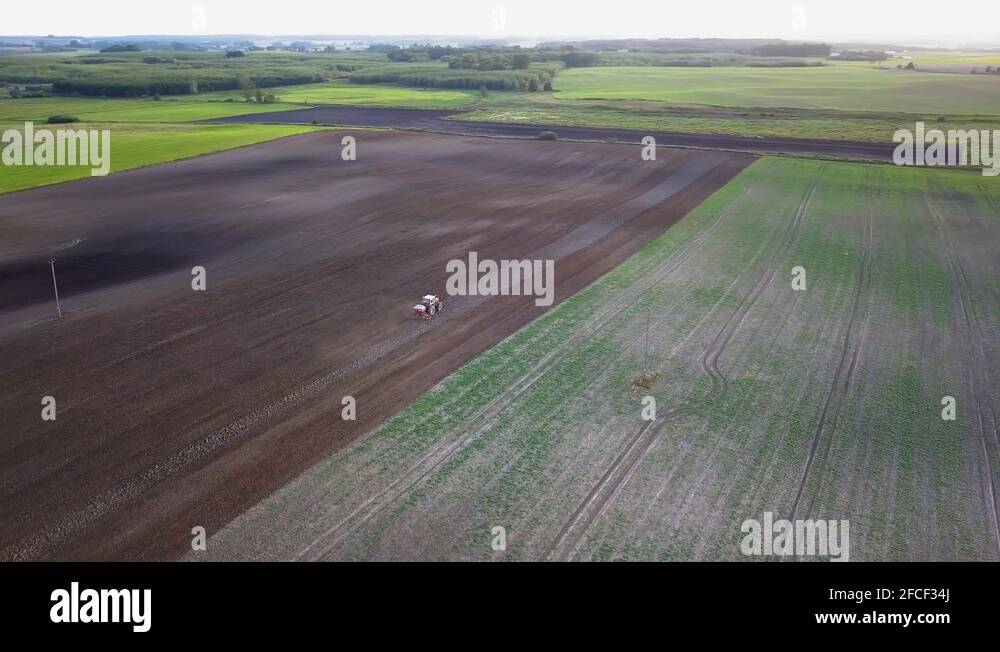 Tractor plowing aerial Stock Videos & Footage - HD and 4K Video Clips ...