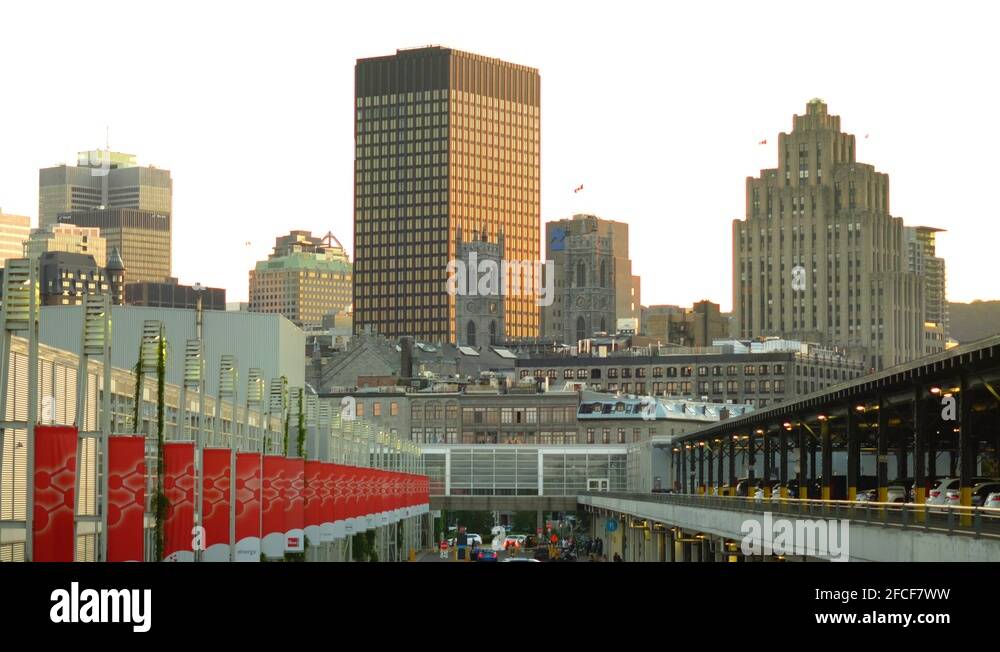 Cinematic Downtown Skyline from Science Center Stock Video Footage - Alamy