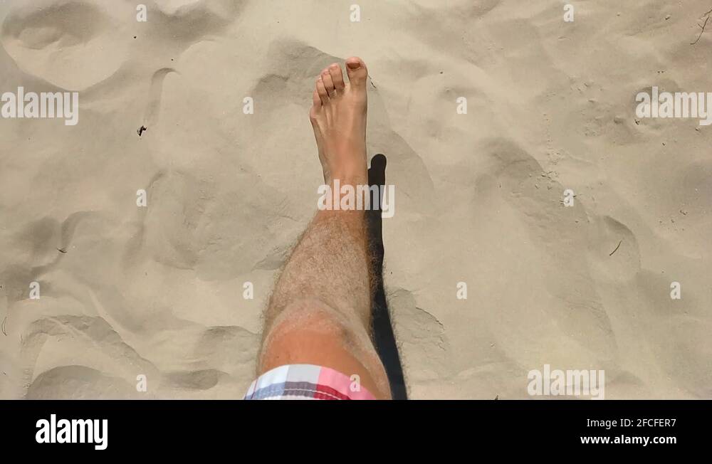 Man walking on hot sand on beach Stock Videos & Footage - HD and 4K ...