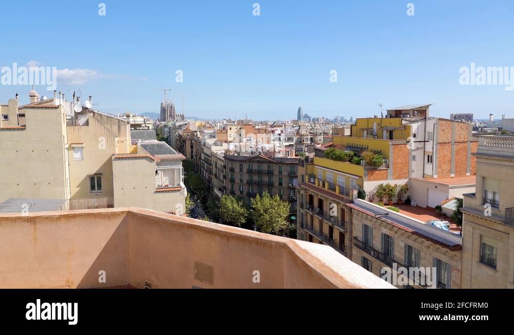 Barcelona roof terrace Stock Videos & Footage - HD and 4K Video Clips ...