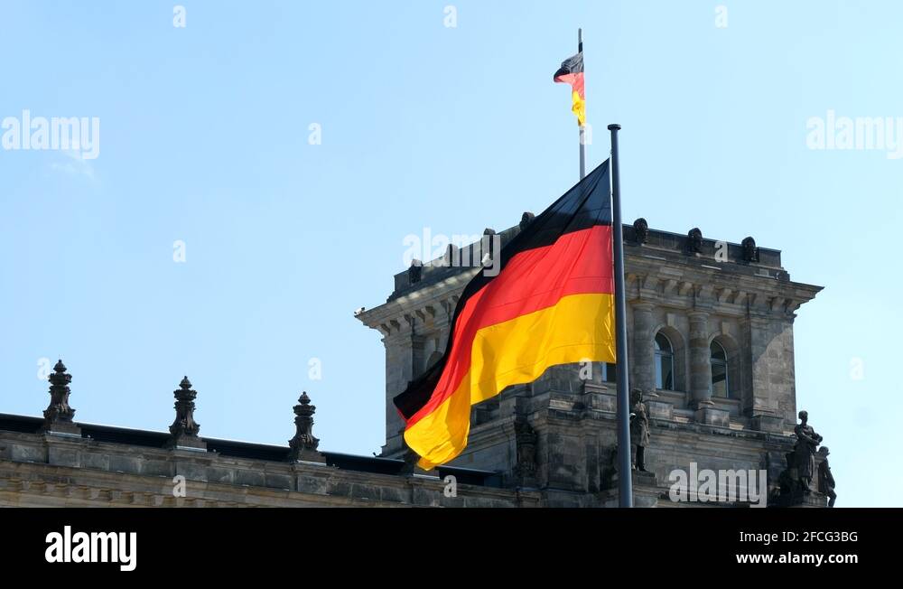Berlin germany german national flags Stock Videos & Footage - HD and 4K ...