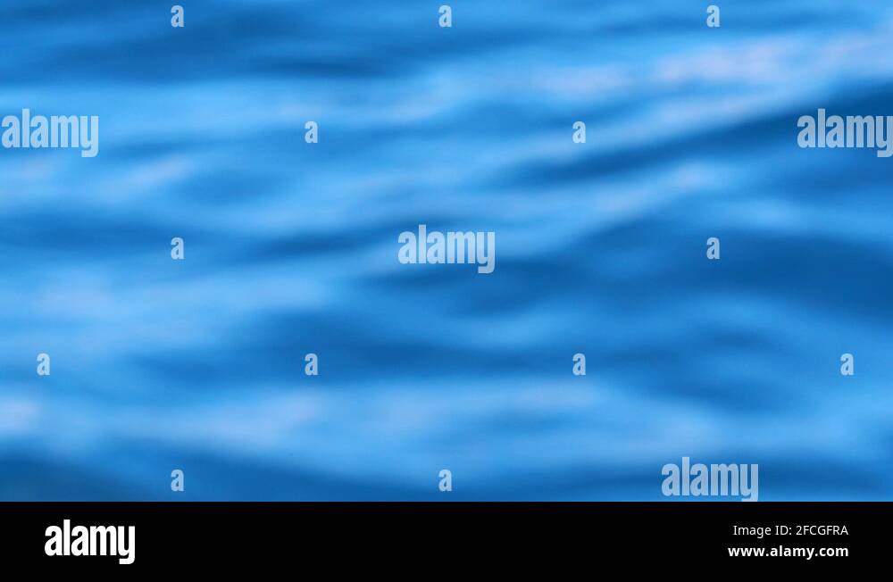 Blue South Pacific Ocean Water in and out of Focus Slow Motion Stock ...