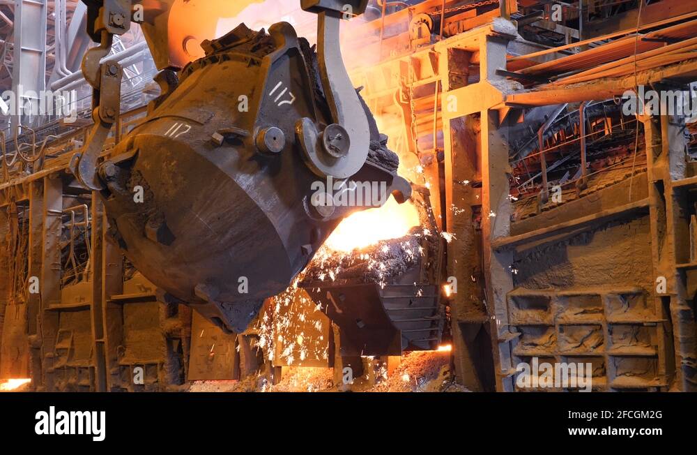 Open hearth steel furnace Stock Videos & Footage - HD and 4K Video ...