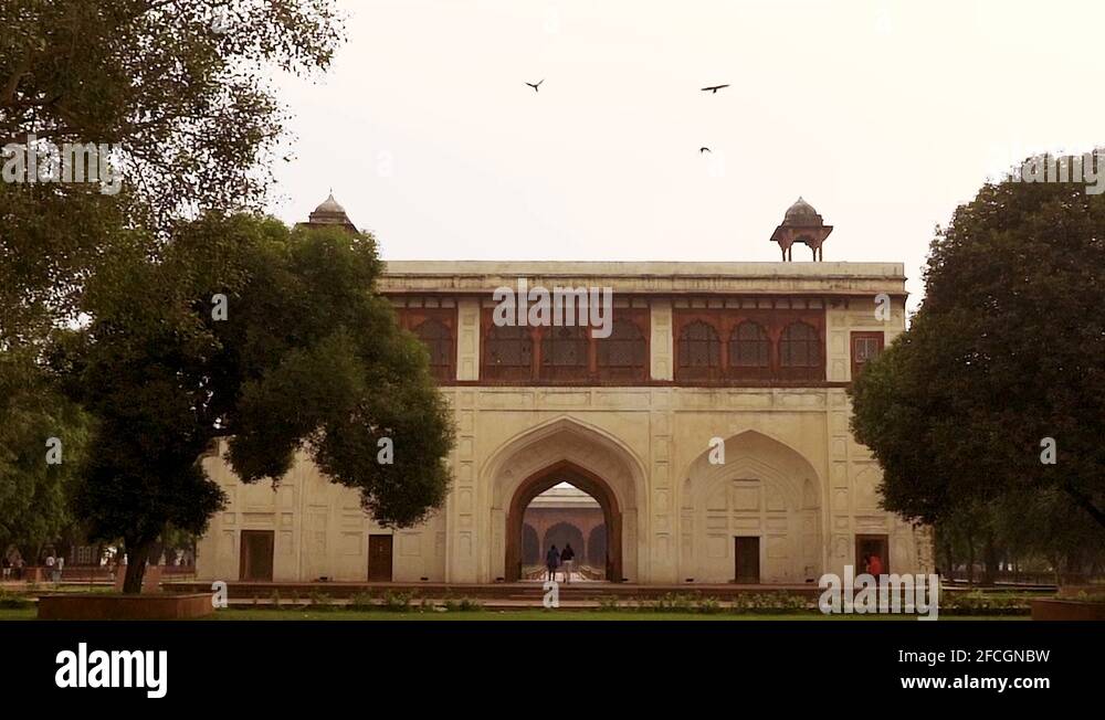Inside the Red Fort in New Delhi, India Stock Video Footage - Alamy