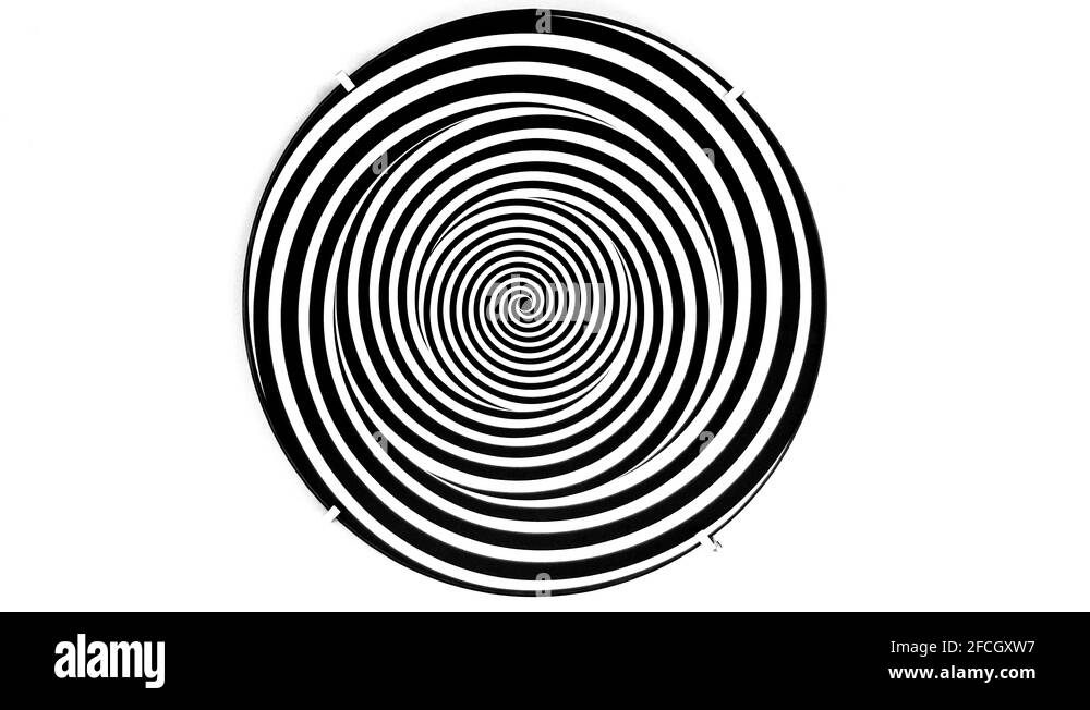 A spinning optical illusion that messes with your brain Stock Video ...