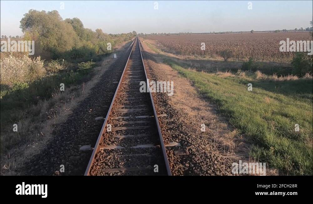Old railway track as right of way Stock Videos & Footage - HD and 4K ...
