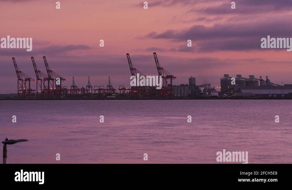 Liverpool container terminal Stock Videos & Footage - HD and 4K Video ...