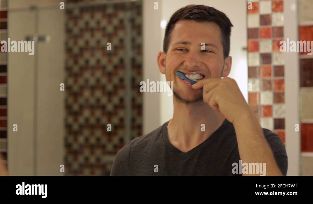 Man washing teeth Stock Videos & Footage - HD and 4K Video Clips - Alamy