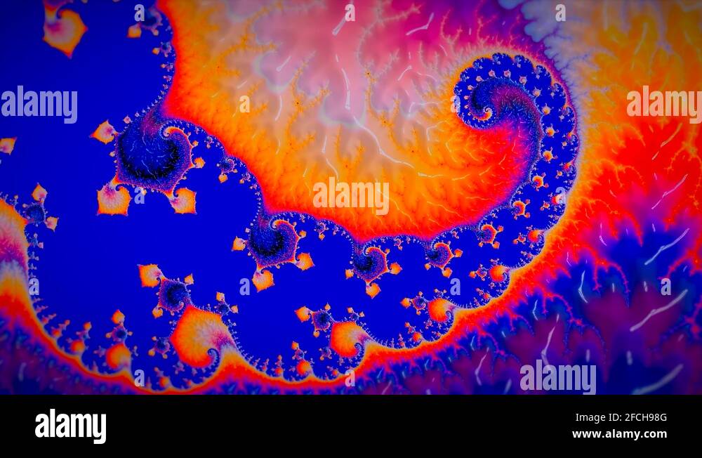 Fractal snail motion animation and Seamless Looping. Computer ...