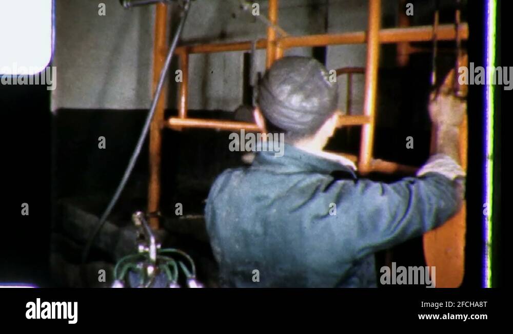 DIARY Farm FARMER Milking Cows Herd Barn 1960s Vintage Film Home Movie ...