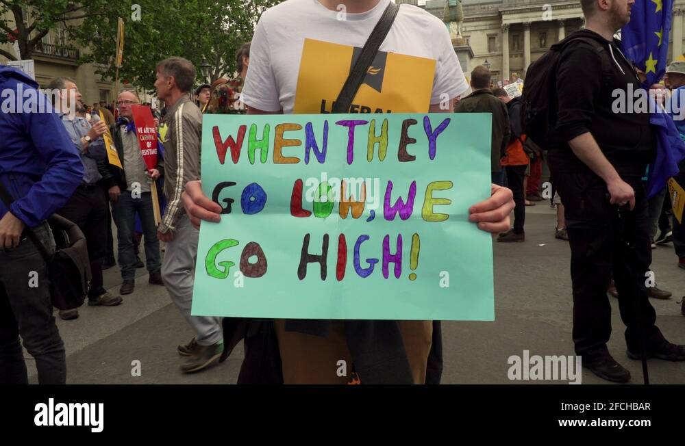 Protest placard sign signs Stock Videos & Footage - HD and 4K Video ...