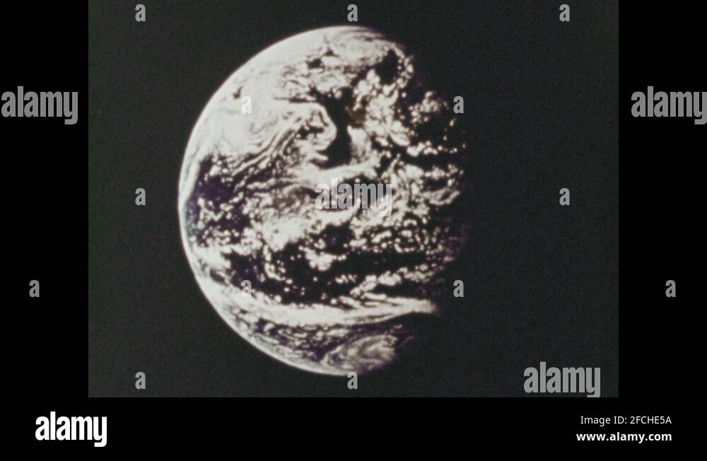 1970s: UNITED STATES: photograph of Earth from space. View of Earth ...