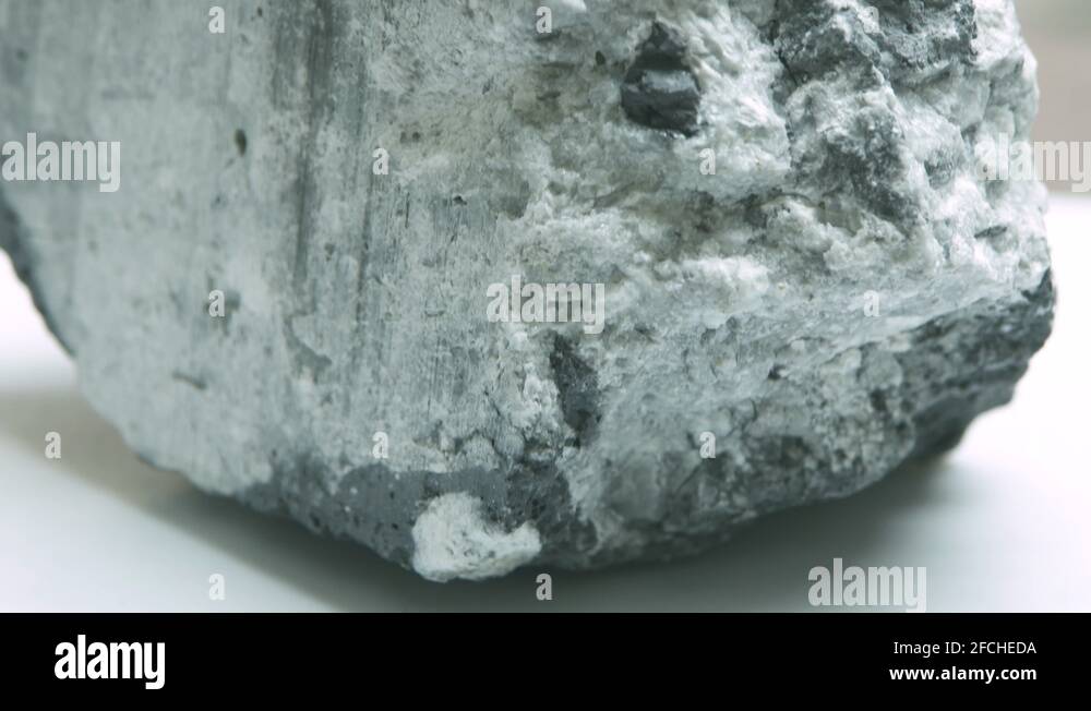 Close Up of a Apollo moon rock sample in NASA's Lunar Sample Laboratory ...