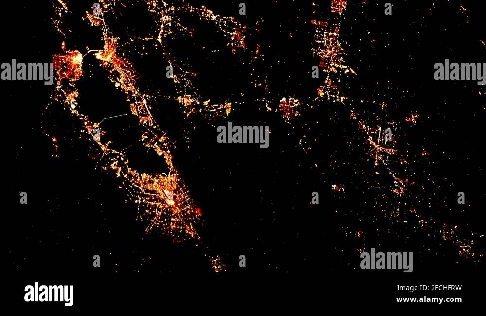 Night satellite image Stock Videos & Footage - HD and 4K Video Clips ...