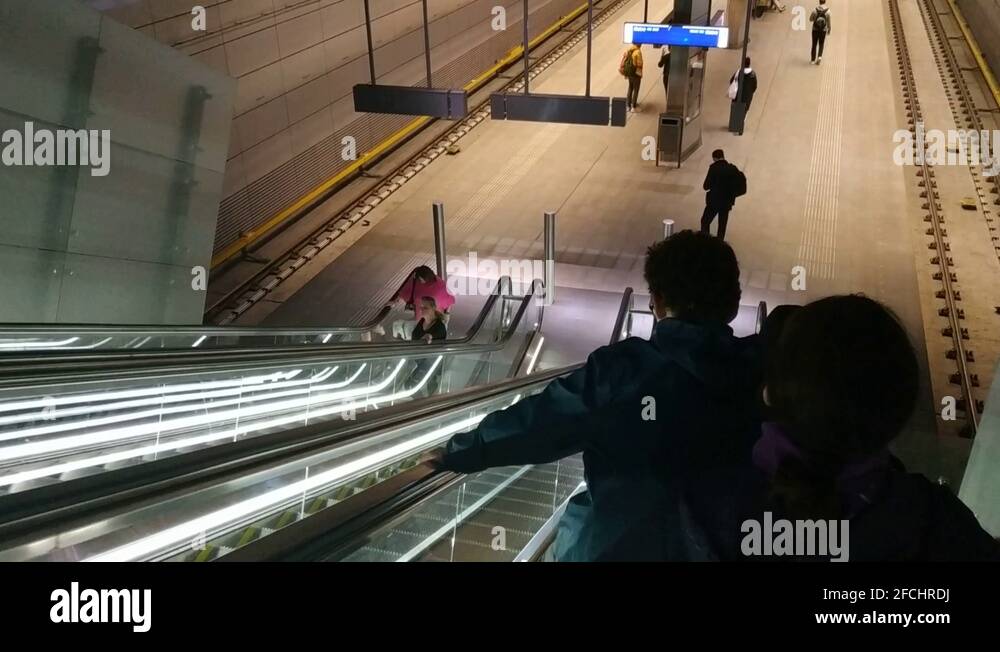 Escalators railroad station Stock Videos & Footage - HD and 4K Video ...