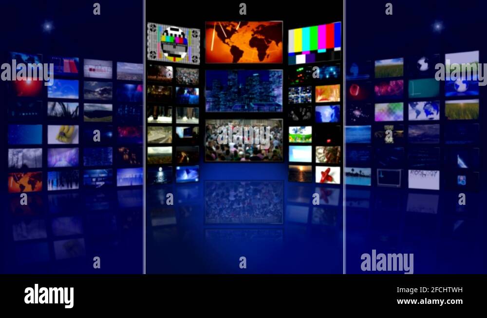 3d tv virtual studio backgrounds Stock Video Footage - Alamy