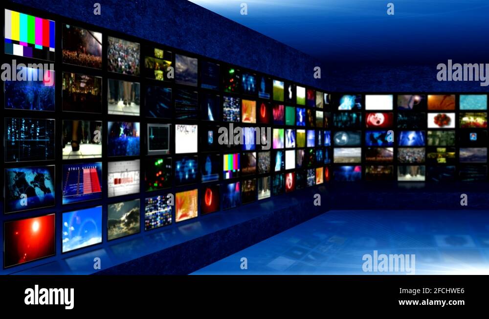 3d tv virtual studio backgrounds Stock Video Footage - Alamy