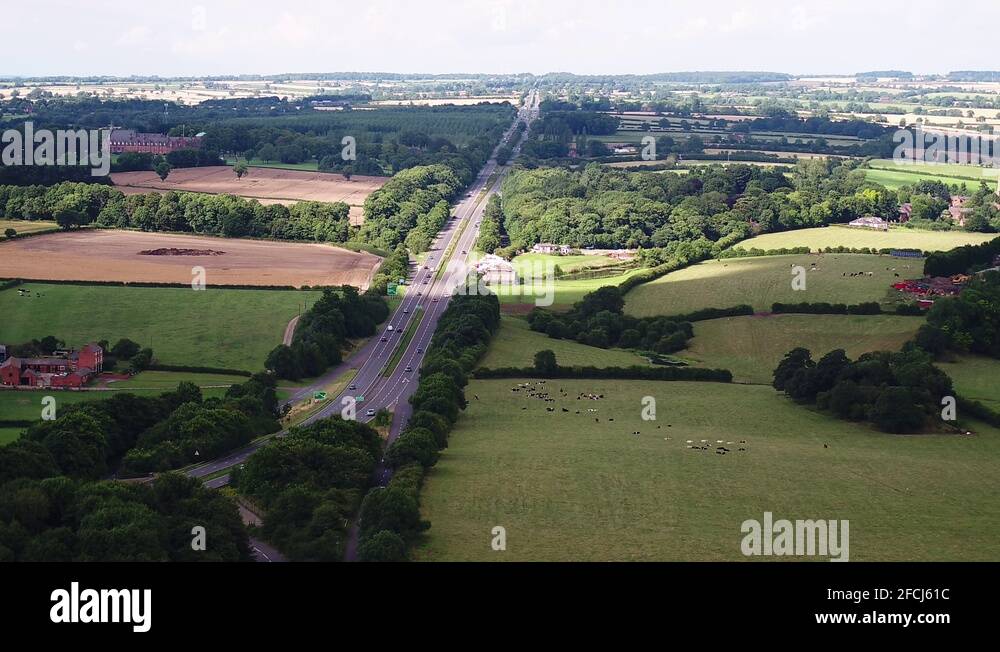 Cutting through the countryside Stock Videos & Footage - HD and 4K ...