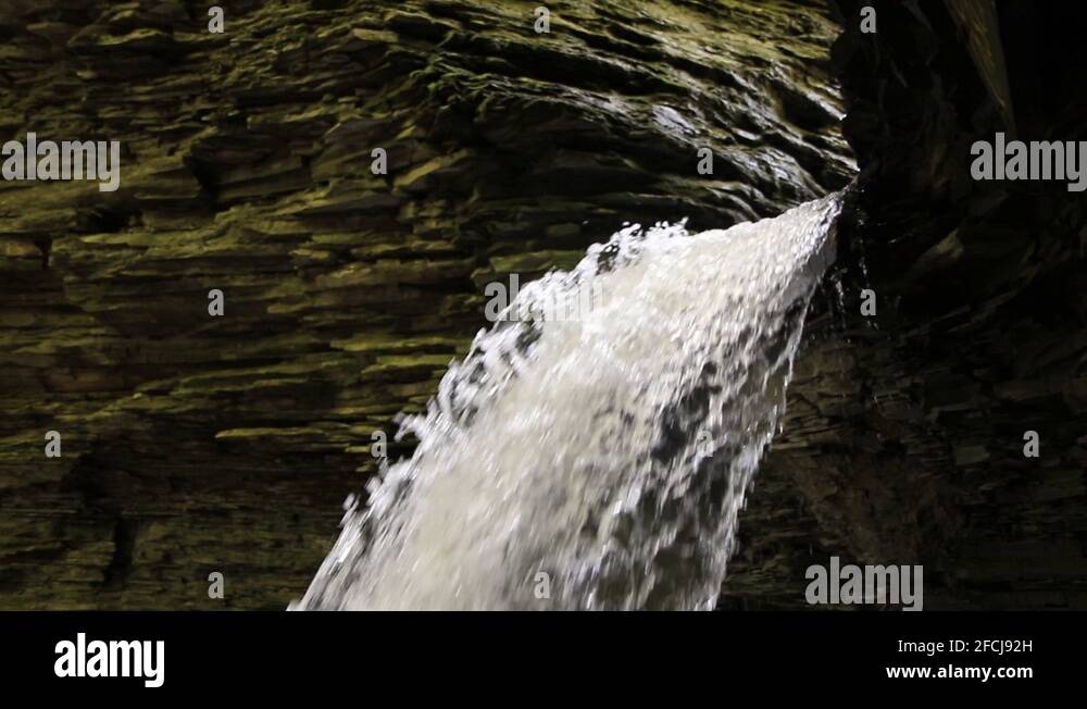 Narrow gorge with waterfall Stock Videos & Footage - HD and 4K Video ...