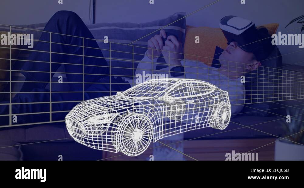 3d technical drawing of car 4k Stock Video Footage - Alamy