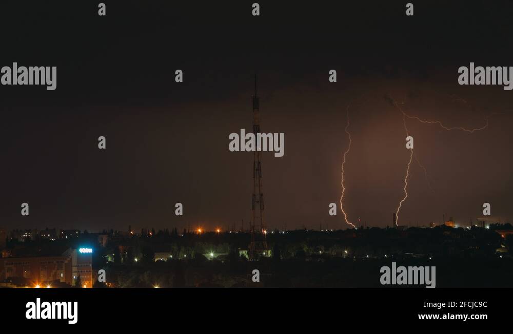 Lightning tower and sky Stock Videos & Footage - HD and 4K Video Clips ...