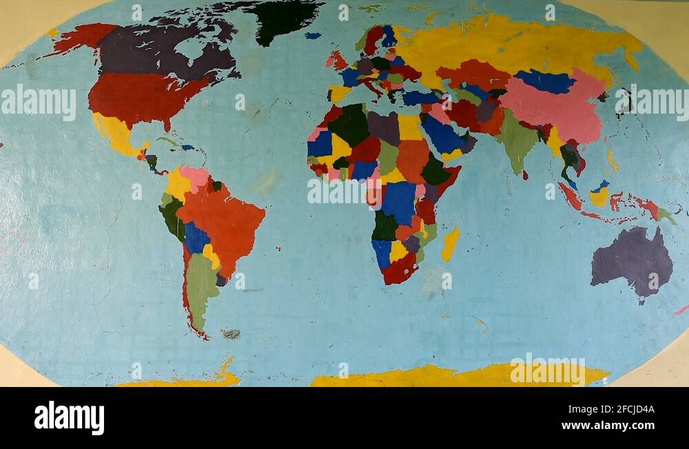 School wall map Stock Videos & Footage - HD and 4K Video Clips - Alamy