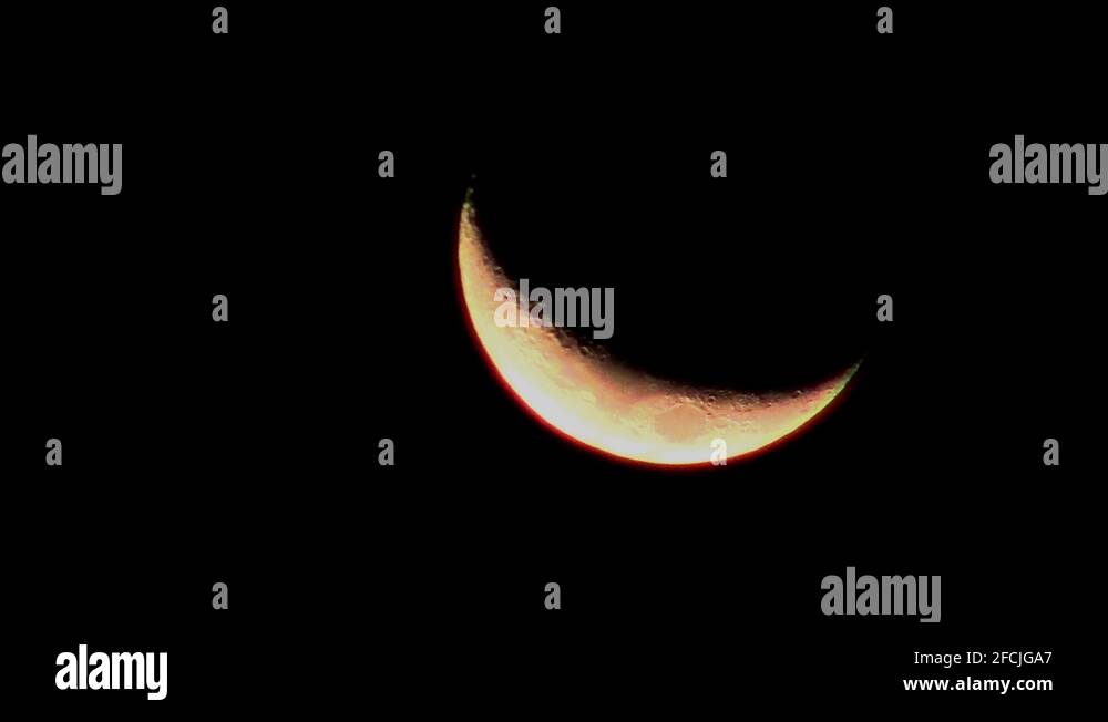 Big crescent moon Stock Videos & Footage - HD and 4K Video Clips - Alamy