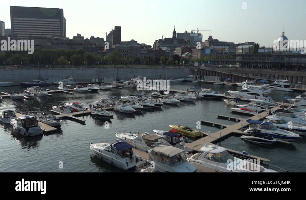 Urban Marina Full Of Boats - Full HD Stock Video Footage - Alamy