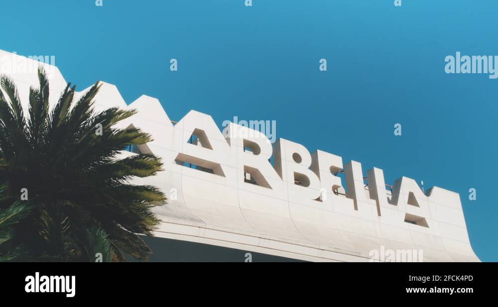 Marbella entrance sign spain Stock Videos & Footage - HD and 4K Video ...
