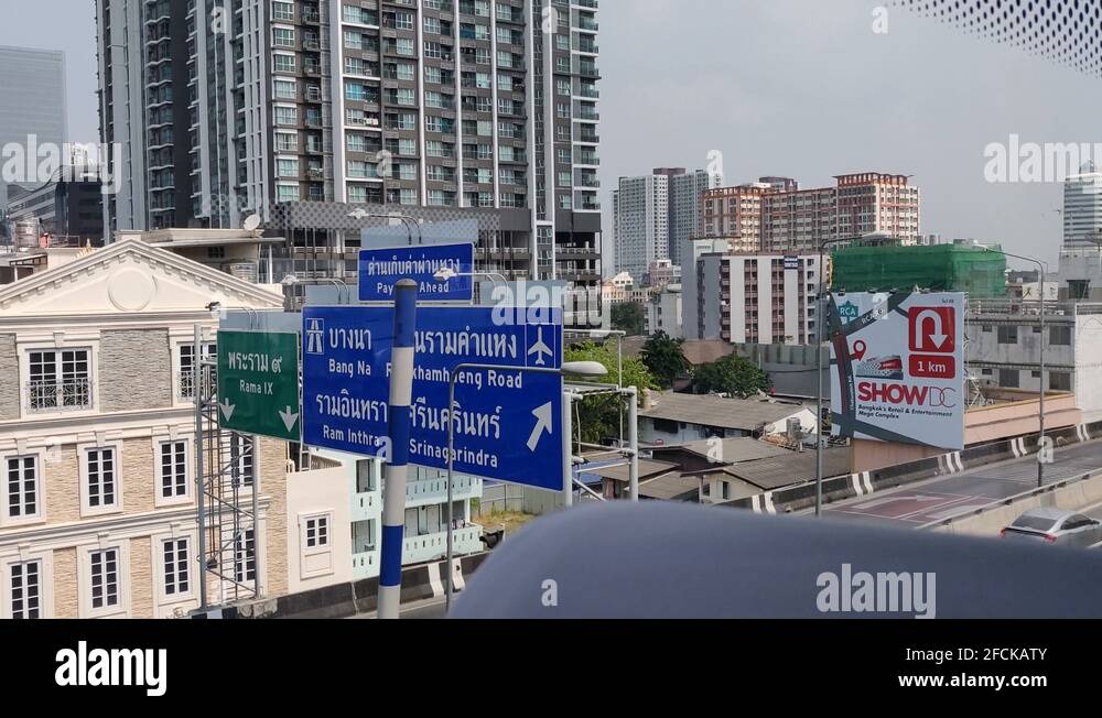 Bangkok road signs Stock Videos & Footage - HD and 4K Video Clips - Alamy