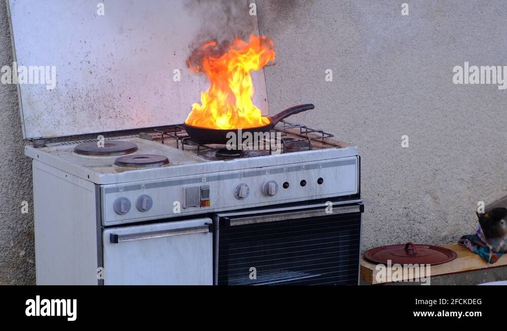 Extinguish water fire pan Stock Videos & Footage - HD and 4K Video ...