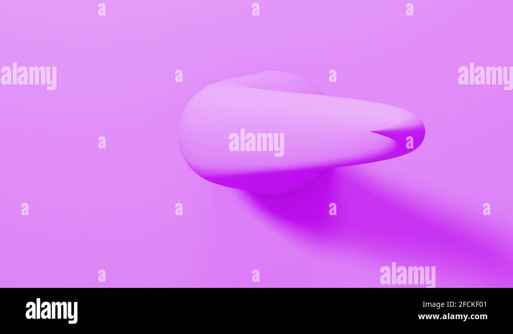 3d computer render of geometric shapes object moving like wave. 4k ...