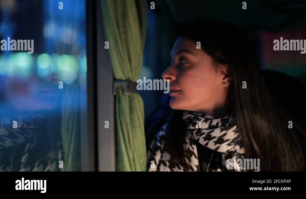 Bus window night Stock Videos & Footage - HD and 4K Video Clips - Alamy