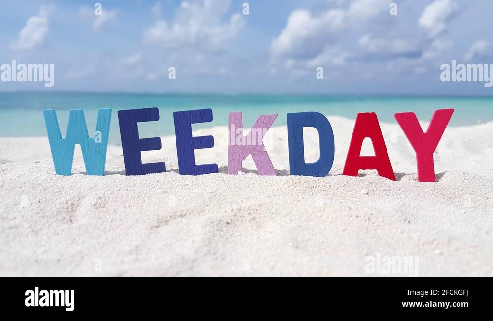 Weekdays sign Stock Videos & Footage - HD and 4K Video Clips - Alamy