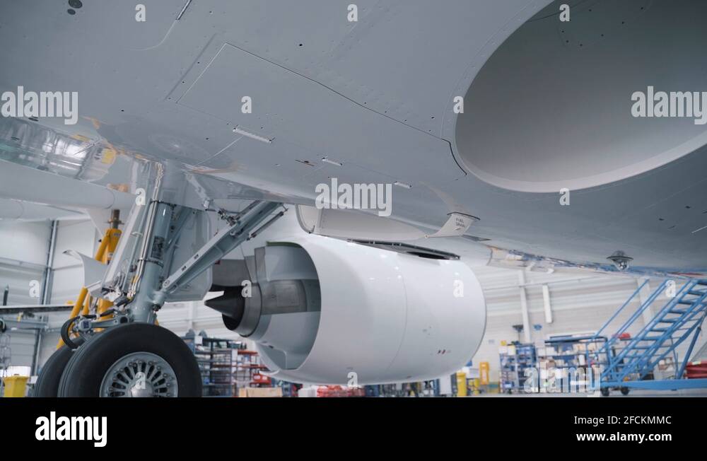 Aircraft Maintenence RAT test. Ram air Turbine release Stock Video ...