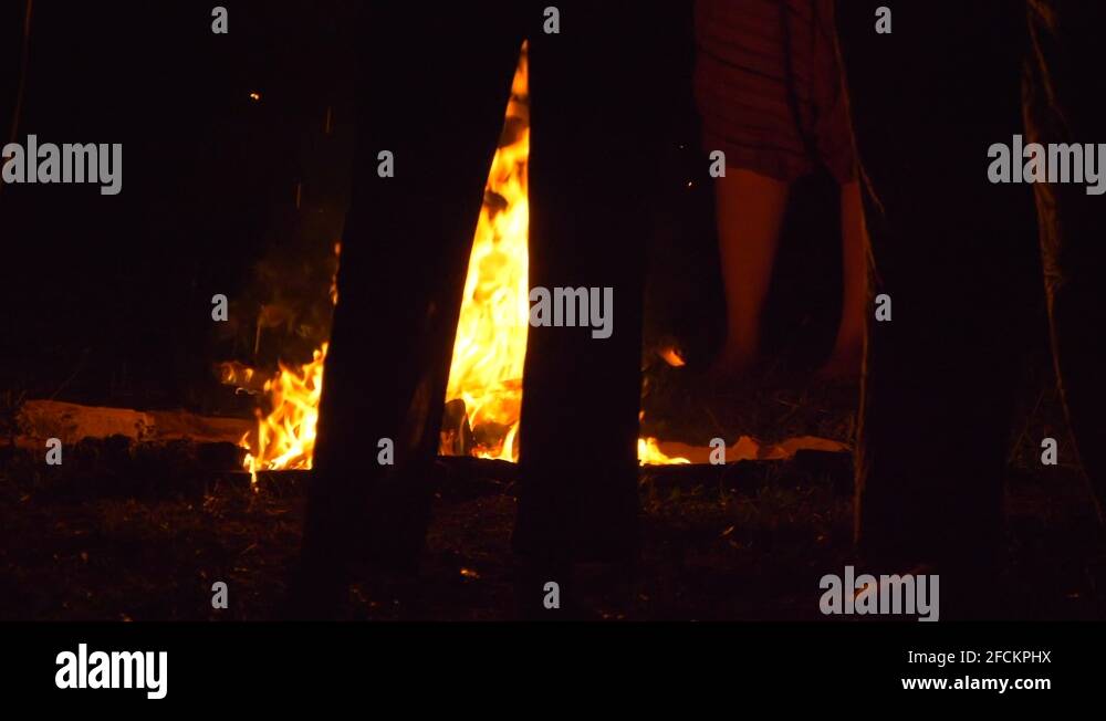 Woman barefoot fire Stock Videos & Footage - HD and 4K Video Clips - Alamy