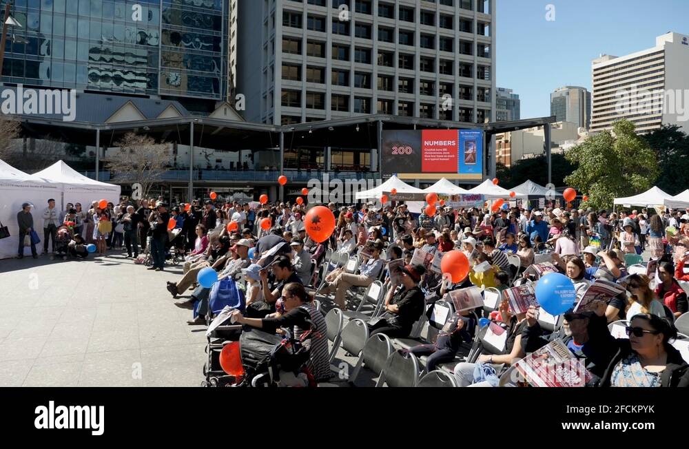 Multicultural crowd australia Stock Videos & Footage - HD and 4K Video ...
