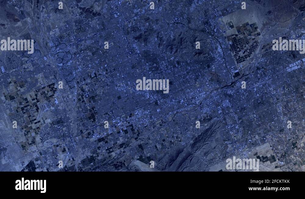 Phoenix arizona satellite image Stock Videos & Footage - HD and 4K ...