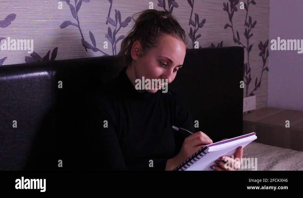 Girl taking notes teenager Stock Videos & Footage - HD and 4K Video ...